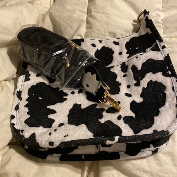 Bags | Cow Printed Purse | Poshmark
